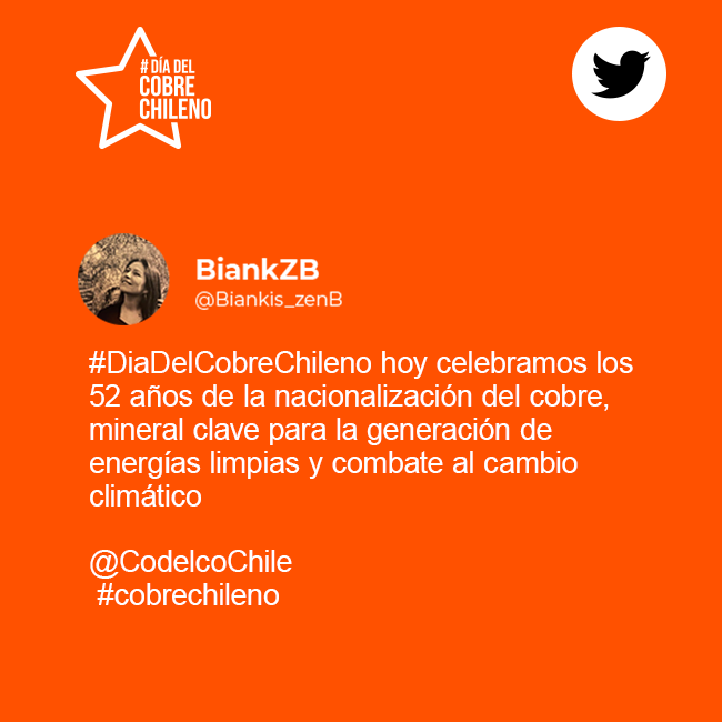 Día del Cobre Chileno. Conmemoramos un año más de la Nacionalizaicón ...